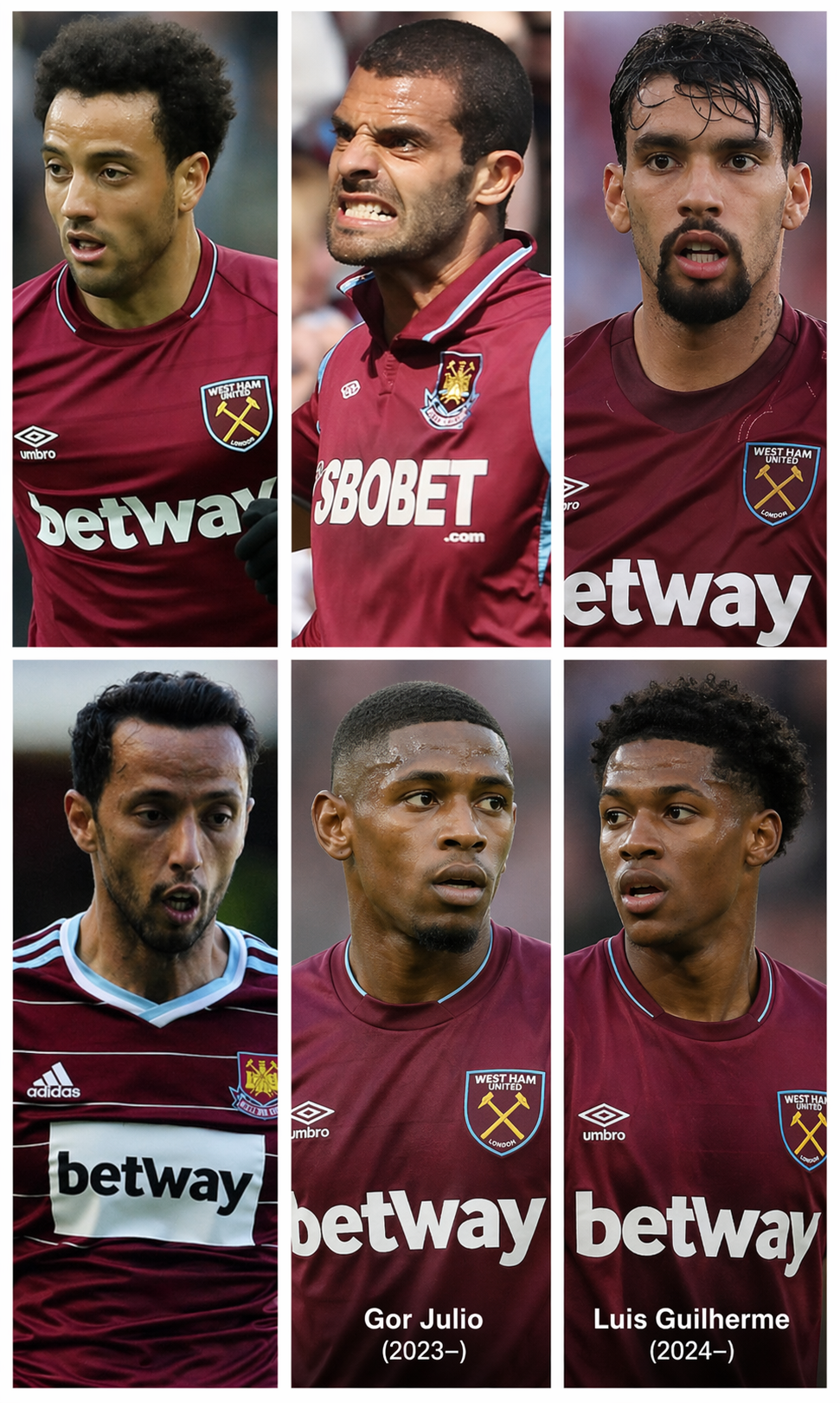 Quais brasileiros já atuaram pelo West Ham United na Premier League ...