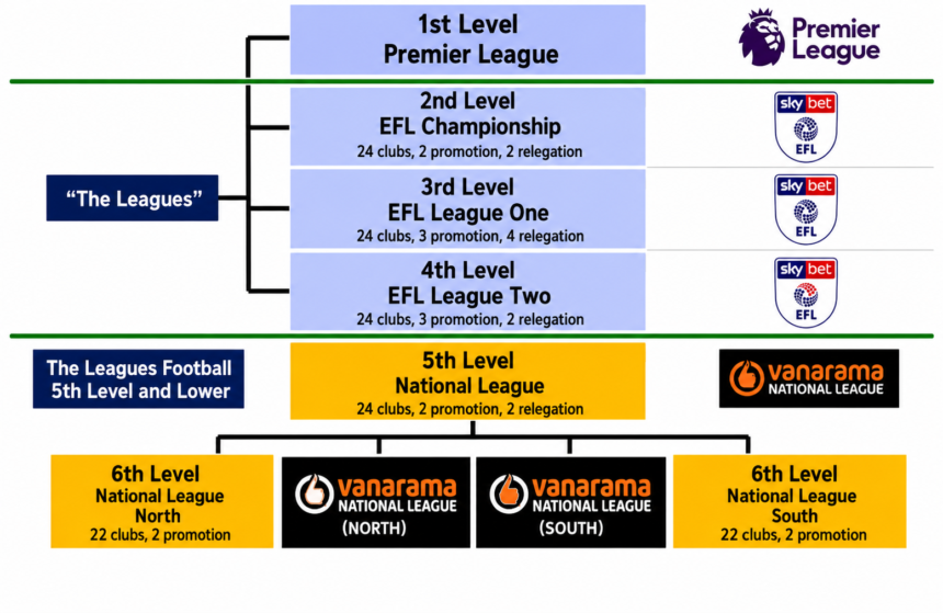 English Football Pyramid Explained: All 11 Levels (Men's & Women's)