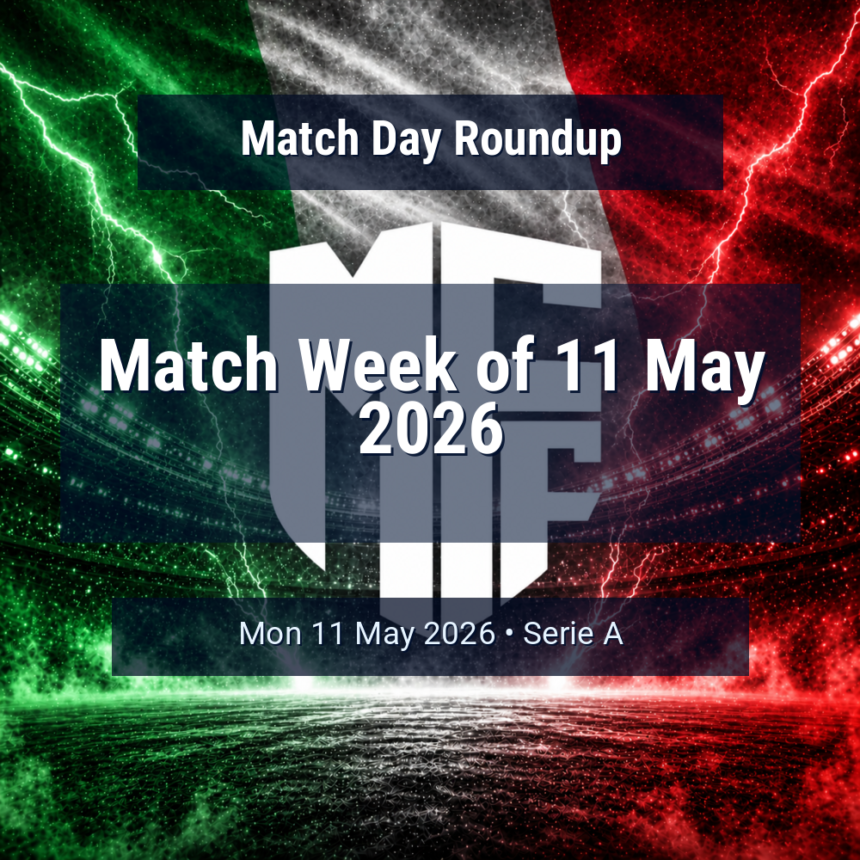 Serie A Match Week of 11 May 2026 Predictions: Best Odds and Match Previews