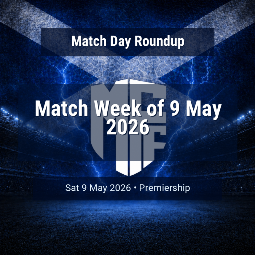 Premiership Match Week of 9 May 2026 Predictions: Best Odds and Match ...